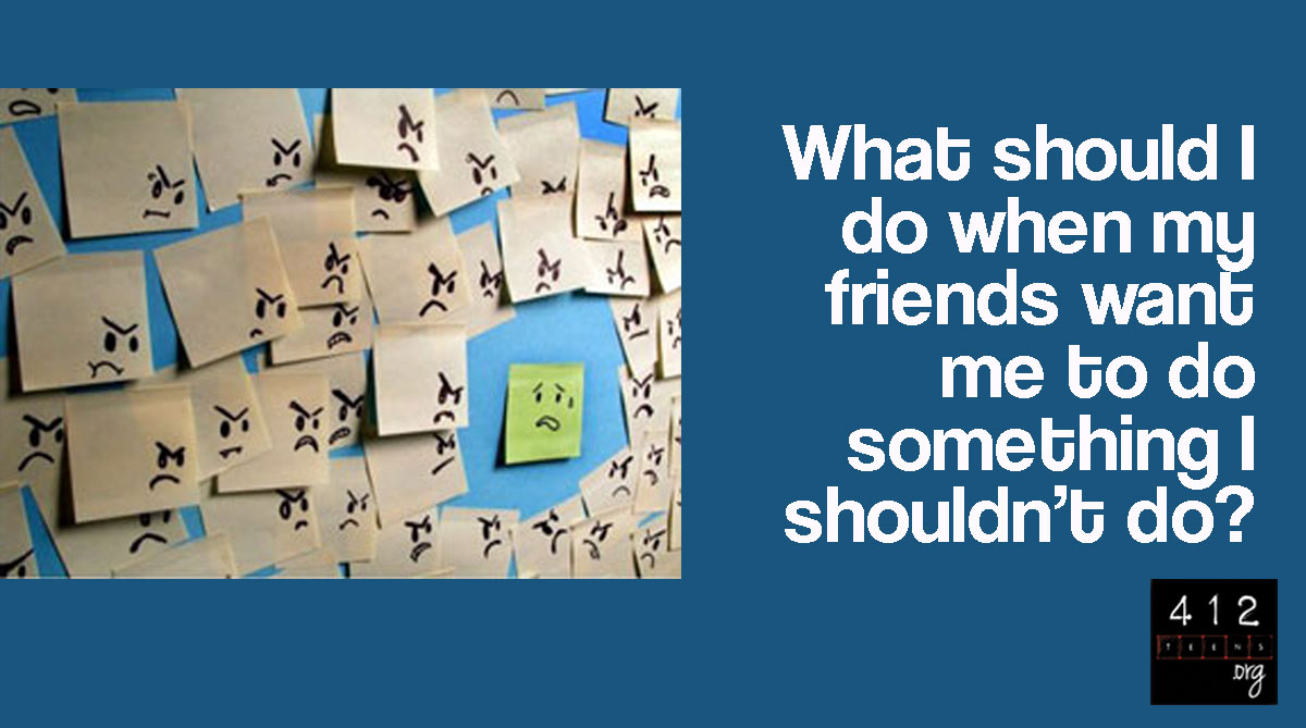 How can I overcome peer pressure? | 412teens.org